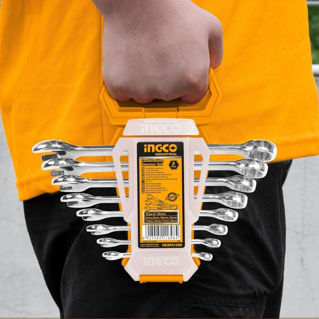 Ingco Combination Spanner Set 6-19mm - Kandy Holdings